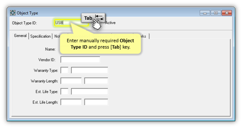 Prodmaster How To Open Existing Object Type